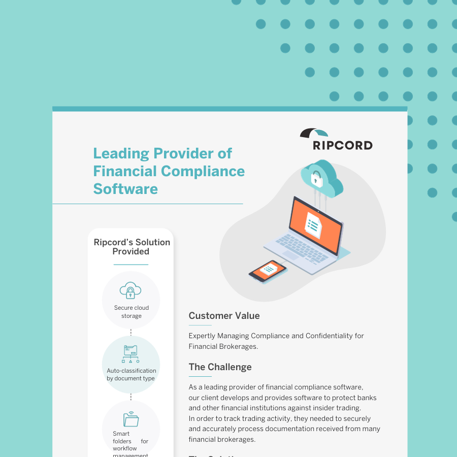 Solutions for Financial Services